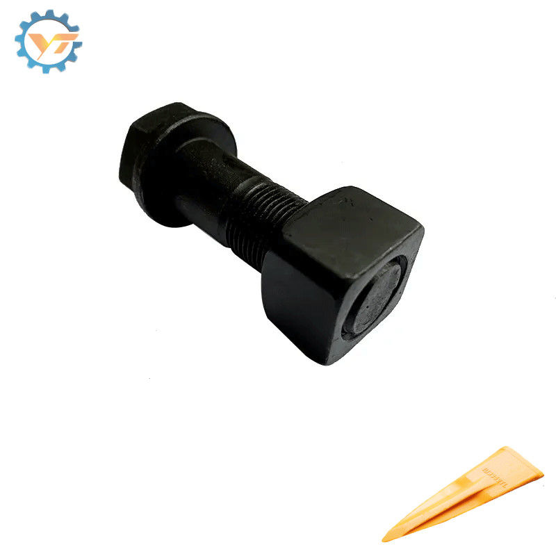 Track Bolts And Nuts for Excavator Track Shoe Metric Bolt and Nut M16 ...