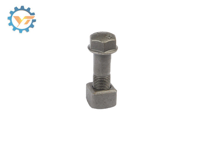 Grade 12.9 Track Shoe Bolts And Nuts For Bulldozer & Excavator Assembly